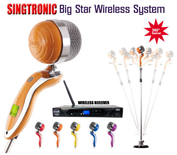 Singtronic BBS I-30 Professional Single Wireless Microphone Karaoke Sy ...